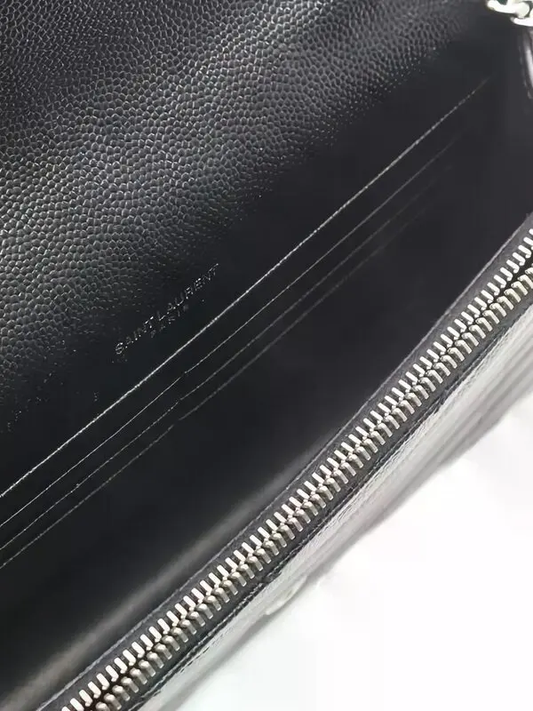 Saint Laurent 2010s Chevron Chain Cross Body Bag