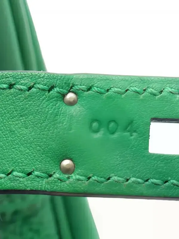 Hermès 2015 30 Birkin Gillies Leather Tote - Green