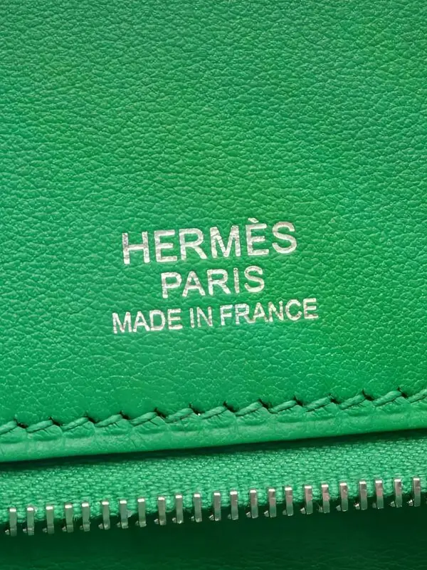 Hermès 2015 30 Birkin Gillies Leather Tote - Green