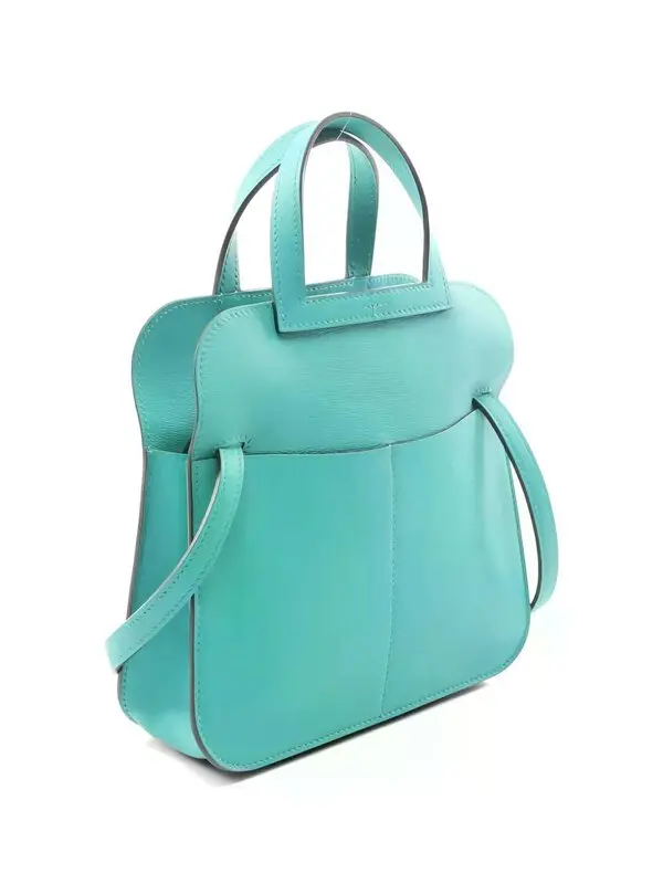 Hermès 2016 Arzan Leather Tote - Blue
