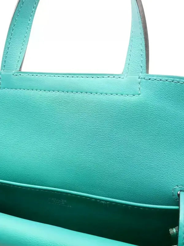 Hermès 2016 Arzan Leather Tote - Blue
