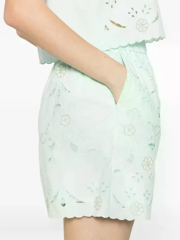 FORTE_FORTE Floral Embroidery Trousers
