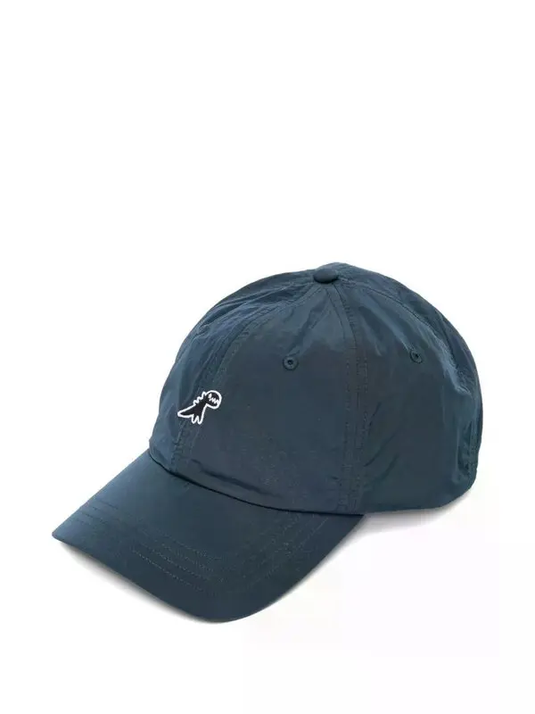AGNES B. Dinosaur Embroidered Cap - Blue