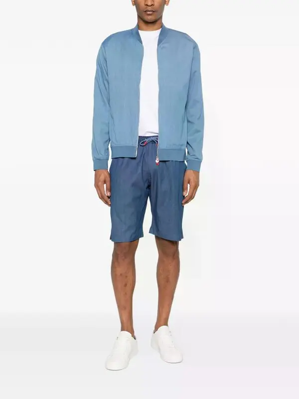 Kiton Drawstring Shorts - Blue