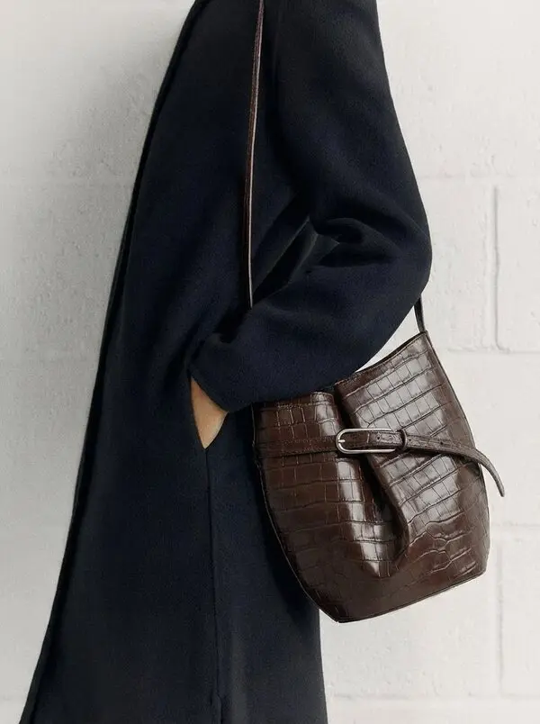 LIFFNER Belted Bucket Bag