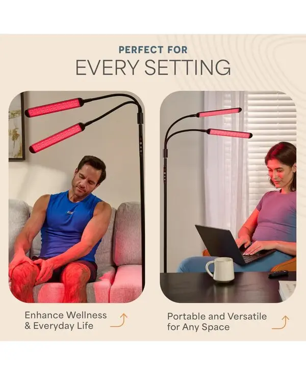 LIFEPRO Near Infrared & Red Light Therapy Lamp Â 216 Leds