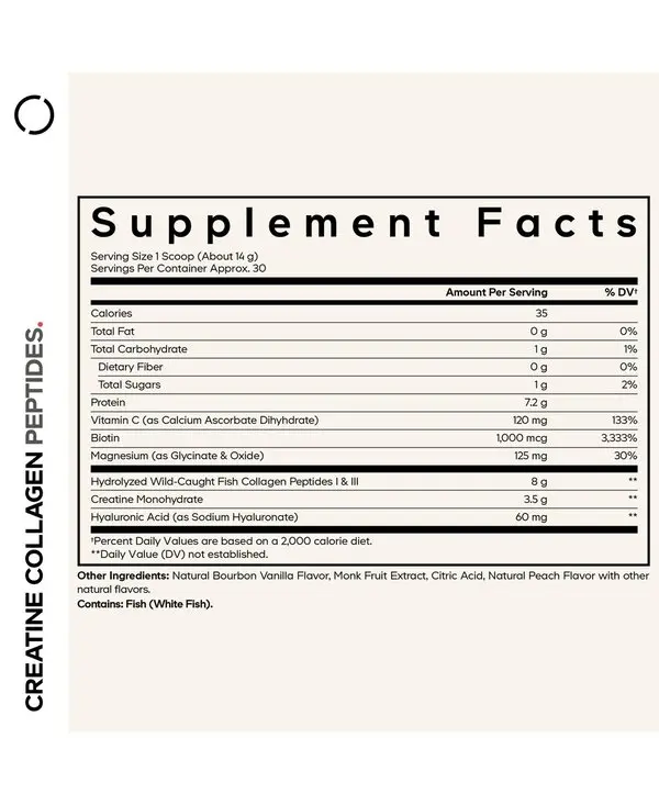 CODEAGE Creatine Collagen Peptides