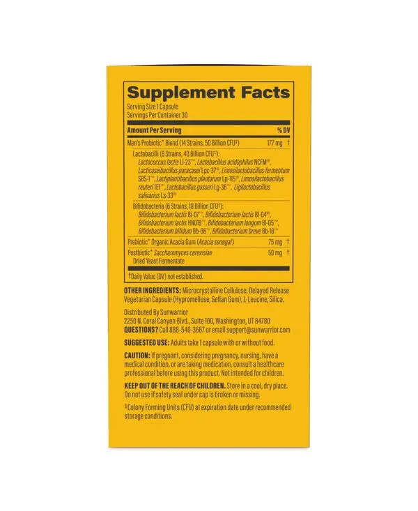 SUNWARRIOR Active Performance S Probiotic