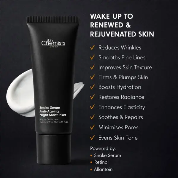 SKIN CHEMISTS Snake Serum Anti-aging Night Moisturizer 50ml