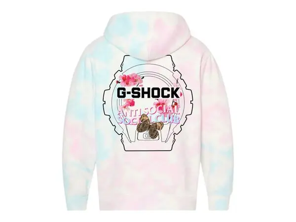 ANTI SOCIAL SOCIAL CLUB X Casio Gshock Hoodie - Tie Dye