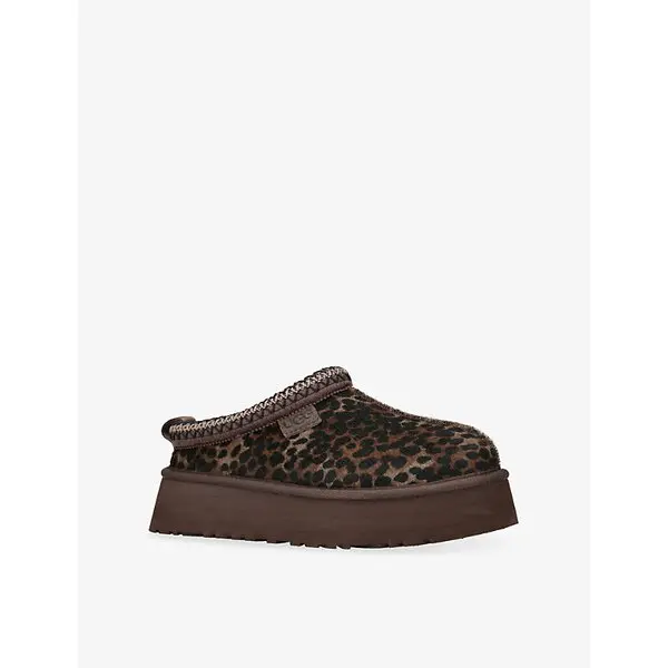 UGG Tazz Caspian Calf-hair Slippers - Brown/oth