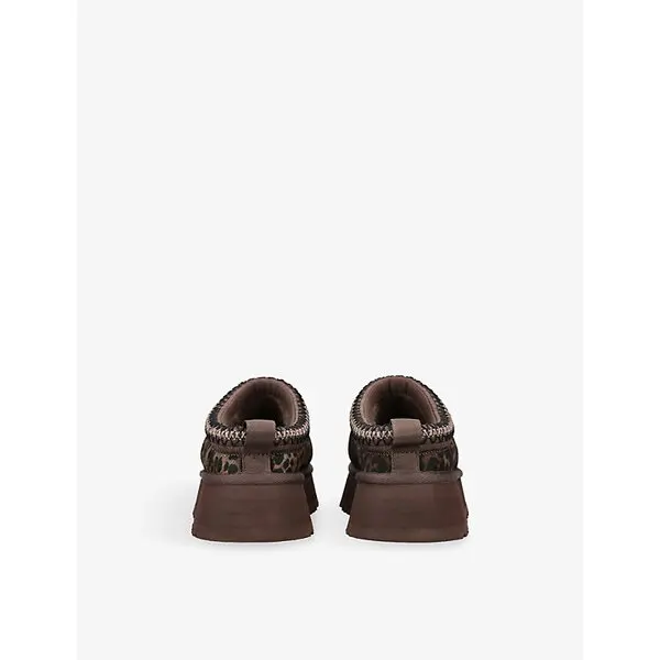 UGG Tazz Caspian Calf-hair Slippers - Brown/oth
