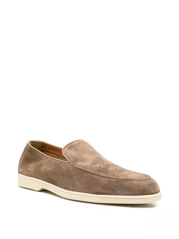 DOUCAL'S Suede Loafers - Brown