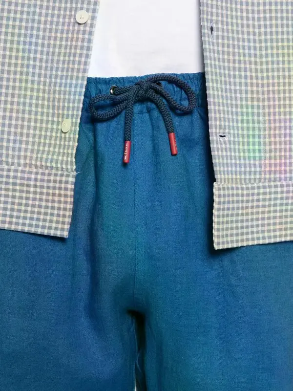 Kiton Drawstring Shorts - Blue