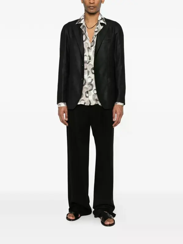 Tagliatore Pocket Single-breasted Blazer - Grey