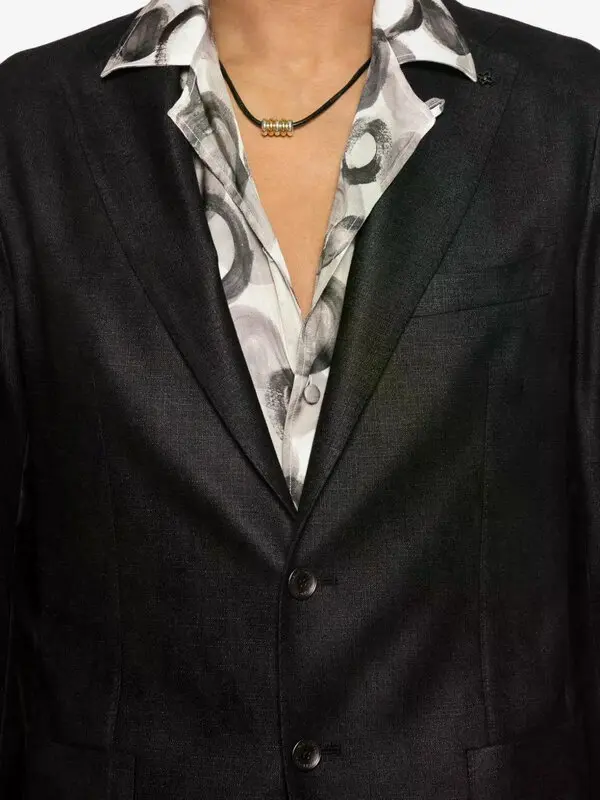 Tagliatore Pocket Single-breasted Blazer - Grey