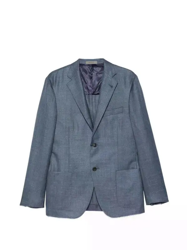 Corneliani Button Single-breasted Jacket - Blue