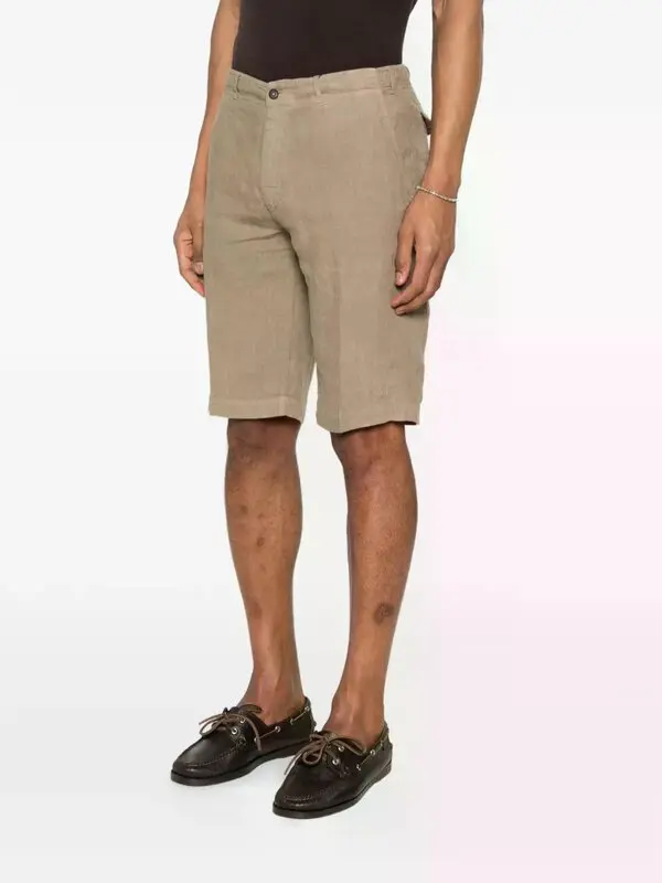 Corneliani Button Closure Shorts - Neutrals
