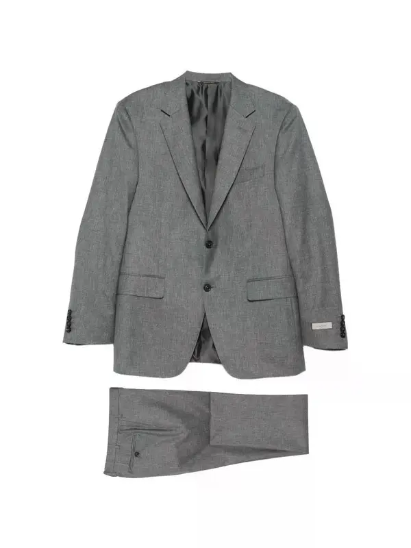 Canali Button Blazer - Grey