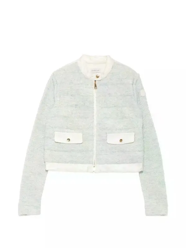 Moncler Padded Zip-up Cardigan - Blue