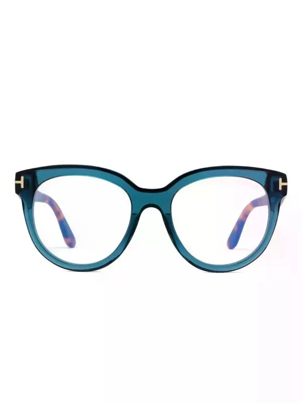 TOM FORD Round-frame Glasses - Blue