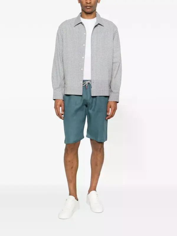 Kiton Drawstring Shorts - Blue