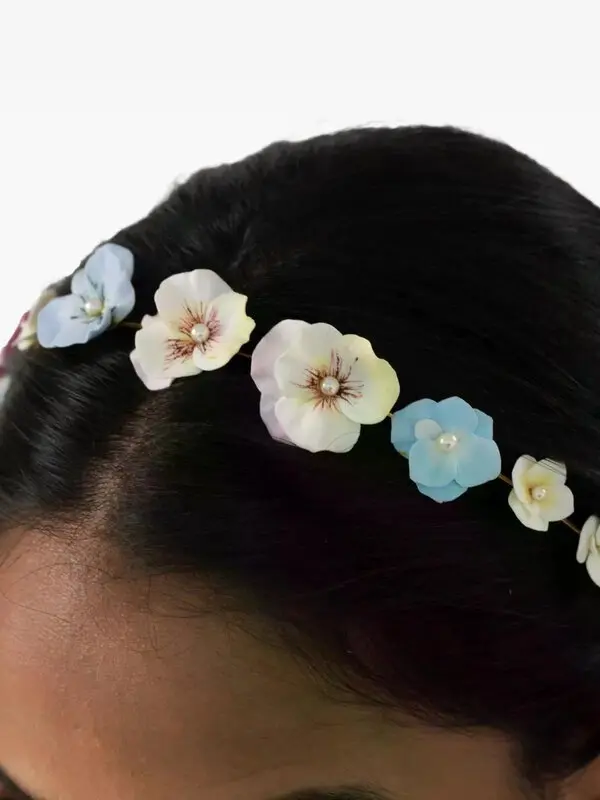 JENNIFER BEHR Anarosa Floral-appliqué Headband - Gold
