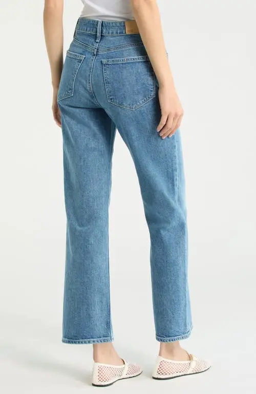 Paige Stevie High-rise Straight Leg Jeans