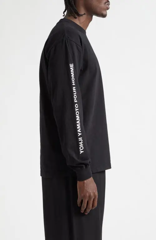 Yohji Yamamoto X Neighborhood Long Sleeve Logo Graphic T-shirt