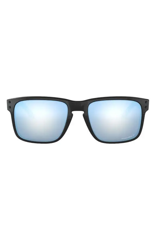 Oakley Holbrook™ 57mm Prizm™ Polarized Keyhole Sunglasses - Black