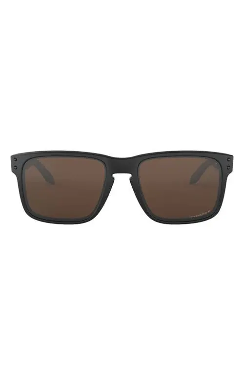 Oakley Holbrook™ 57mm Prizm™ Polarized Keyhole Sunglasses - Black