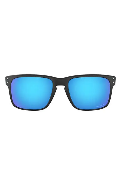 Oakley Holbrook™ 57mm Prizm™ Polarized Keyhole Sunglasses - Black