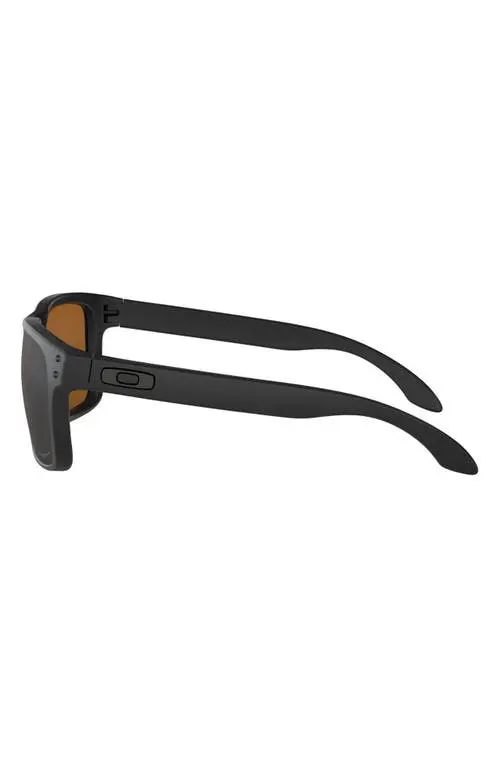 Oakley Holbrook™ 57mm Prizm™ Polarized Keyhole Sunglasses - Black
