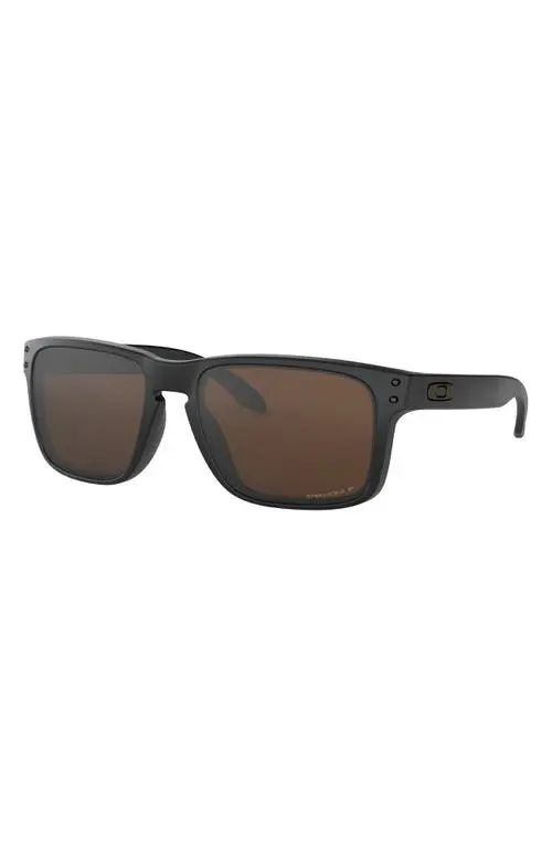Oakley Holbrook™ 57mm Prizm™ Polarized Keyhole Sunglasses - Black