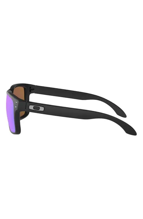Oakley Holbrook™ 57mm Prizm™ Polarized Keyhole Sunglasses - Black