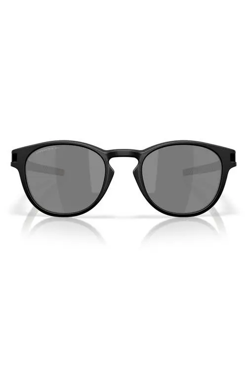 Oakley Prizm™ Polarized Round Sunglasses - Matte Black/black Polarized