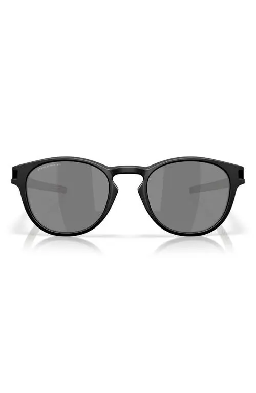 Oakley Prizm™ Polarized Round Sunglasses - Shiny Black