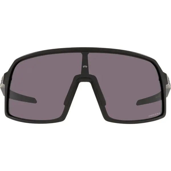 Oakley Sutro Prizm™ Rectangular Shield Sunglasses - Matte Black/prizm Grey
