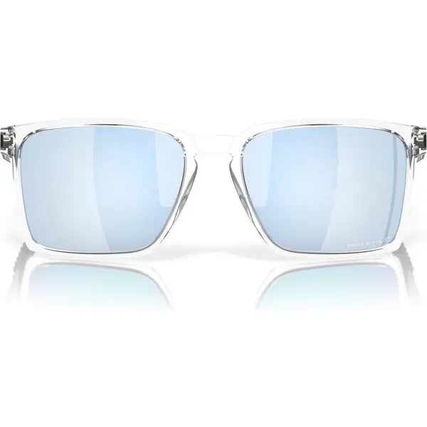 Oakley Exchange Sun 56mm Polarized Rectangle Sunglasses - Clear