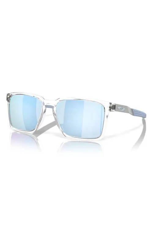 Oakley Exchange Sun 56mm Polarized Rectangle Sunglasses - Clear