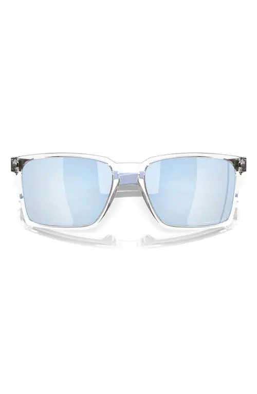 Oakley Exchange Sun 56mm Polarized Rectangle Sunglasses - Clear
