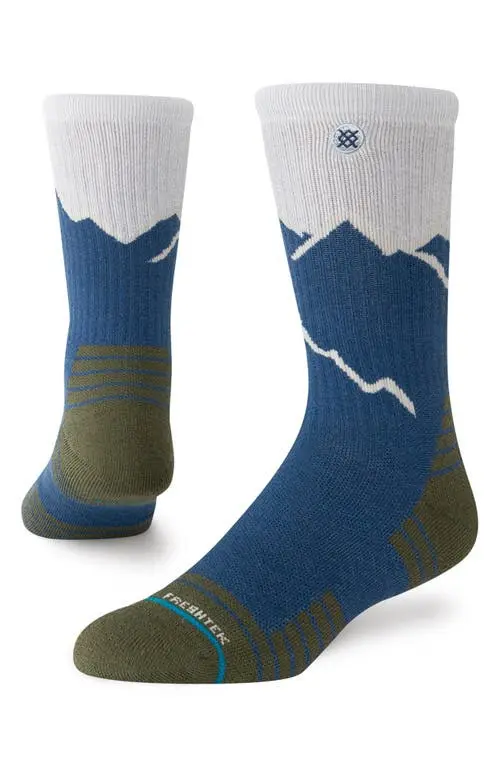 Stance Peaking Hike Crew Socks - Navy