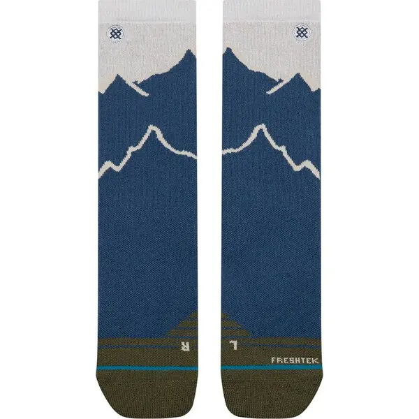Stance Peaking Hike Crew Socks - Navy