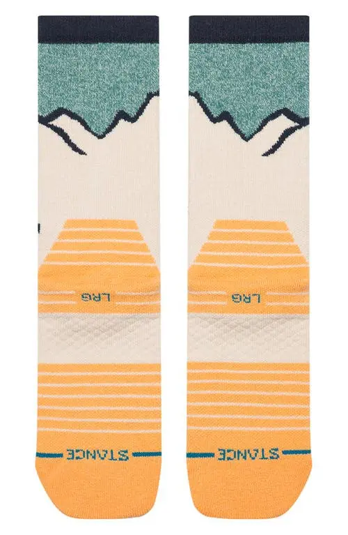 Stance Peaking Hike Crew Socks - Tan