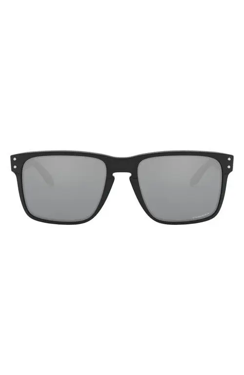 Oakley 59mm Mirrored Square Sunglasses - Black