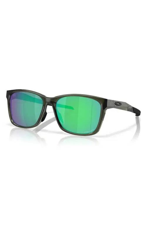 Oakley 57mm Prizm™ Polarized Square Sunglasses - Olive