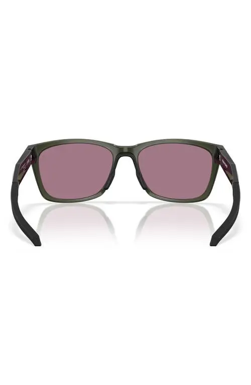 Oakley 57mm Prizm™ Polarized Square Sunglasses - Olive