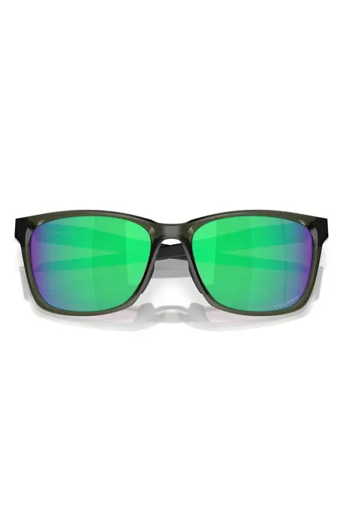 Oakley 57mm Prizm™ Polarized Square Sunglasses - Olive