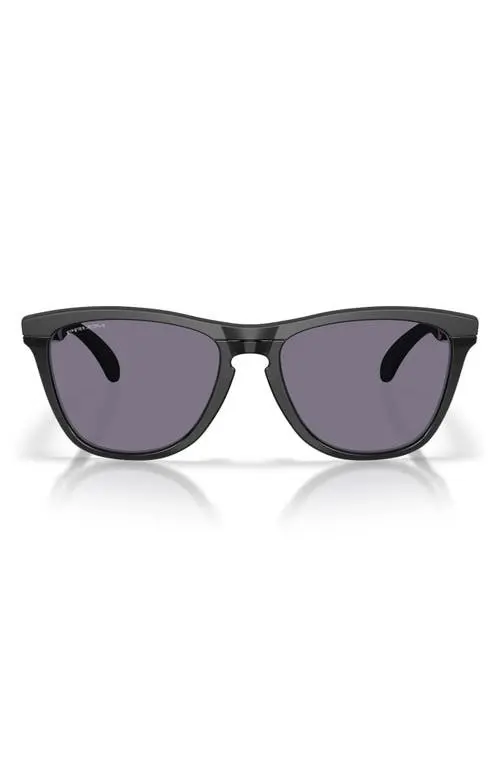 Oakley Frogskins Rectangular Sunglasses - Matte Black/prizm Grey