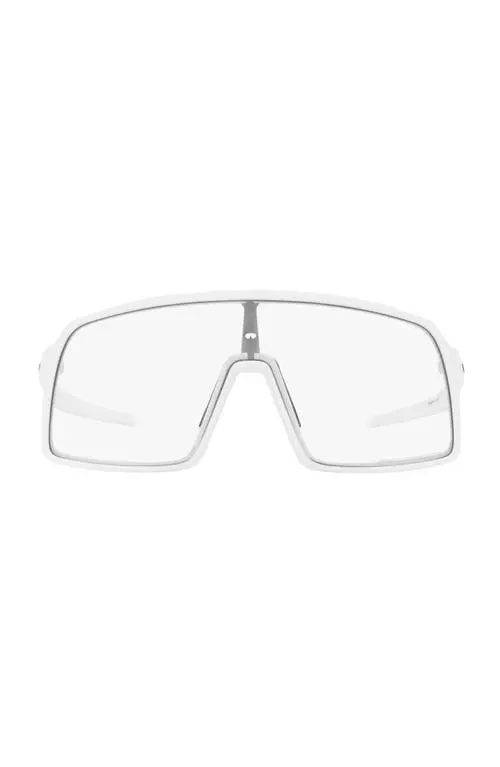 Oakley Photochromic Shield Sunglasses - White